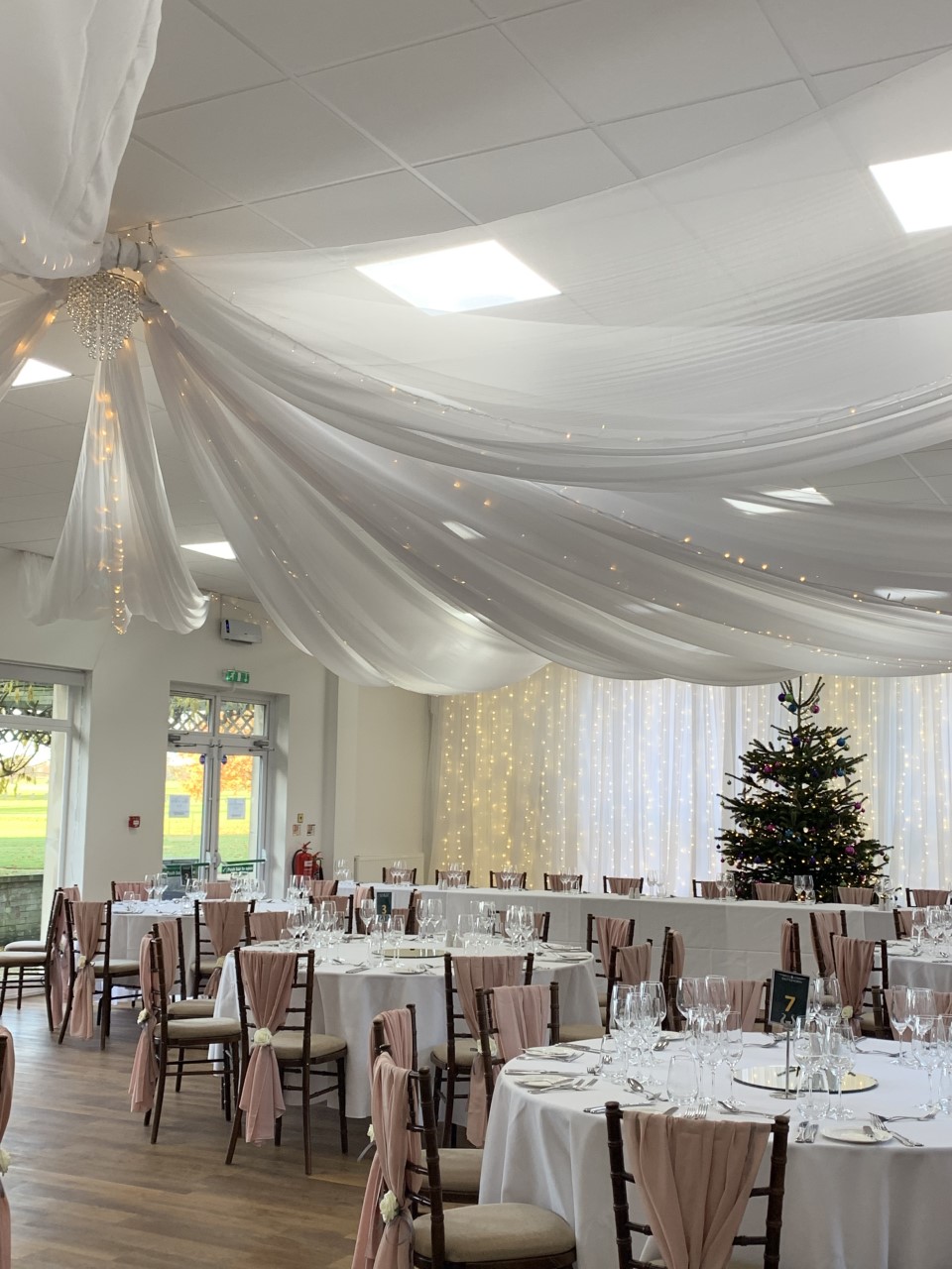 Ceiling Decor | The Sparkle Shed | Venue Styling in Herts & Beds