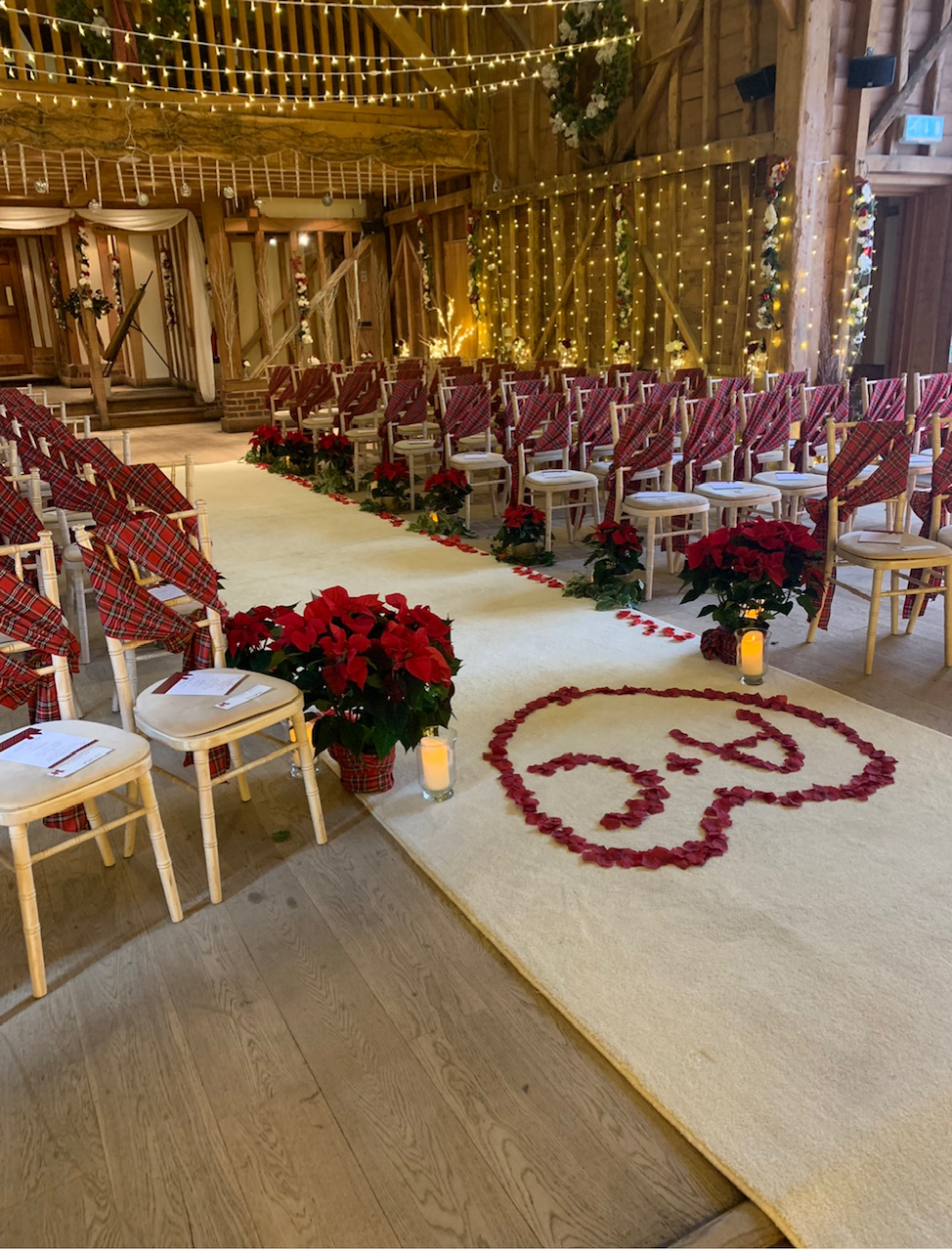 Wedding ceremonies | The Sparkle Shed | Venue Styling in Herts & Beds